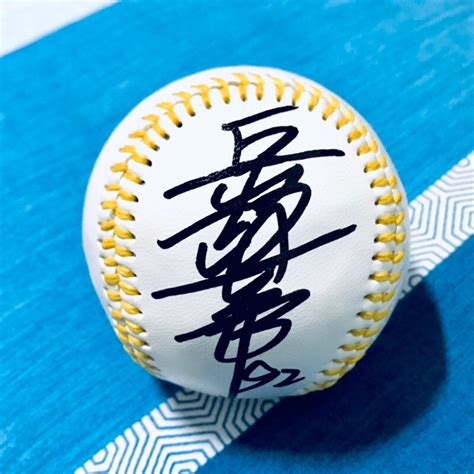 中信兄弟 岳政華 92 親筆簽名 黃線 空白球 中華職棒 Cpbl 棒球 總冠軍 穀保 2024 黑豹旗 中華隊 蝦皮購物