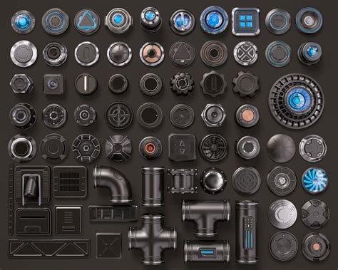 Sci Fi Kitbash 3d Model Turbosquid 1218833