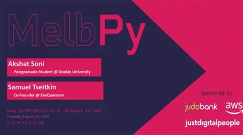 Melbourne Python On Linkedin Melbourne Python Api Qiskit Aws Awscommunity Event Meetup