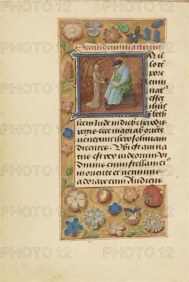 Initial I Saint Matthew Master Of The Dresden Prayer Book Or Workshop Flemish Photo12