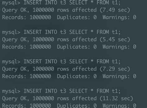 MySQL에서 대량 INSERT 쿼리 튜닝하기