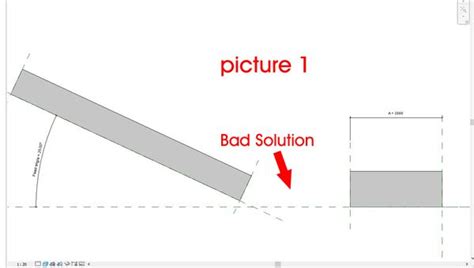 solved revit families how to parameterize an inclined reference plane