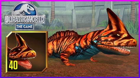 Ichthyostega Max Level 40 Jurassic World The Game 2 Youtube