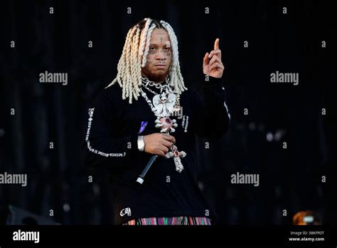 Trippie Redd Performs During The Summer Smash Music Festival On Friday