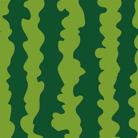 Watermelon Peel Stripes Seamless Pattern