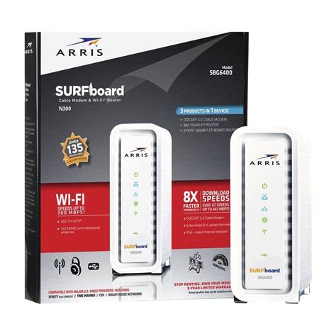 Customer Reviews Arris Surfboard Wireless N Wi Fi Router White Sbg Best Buy