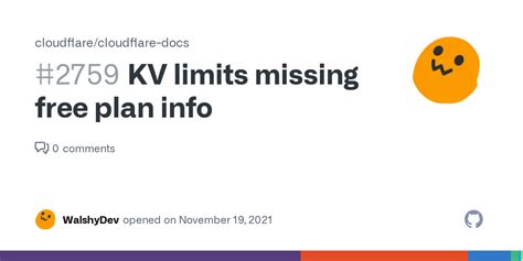 KV Limits Missing Free Plan Info Issue 2759 Cloudflare Cloudflare