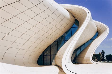 Beautiful Unusual Museum Complex Facade Of Building Modern Architecture Editorial Stock Image