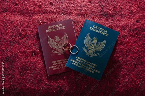Marriage Book Indonesian Official Marriage Certificate Which Is Legal Proof Of The Existence Of