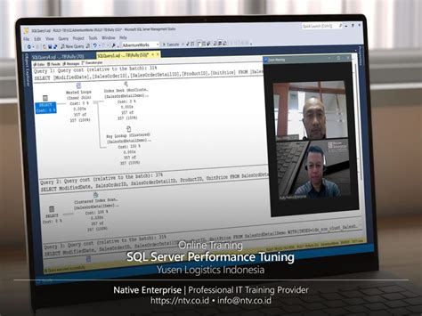 Online Training Sql Server Performance Tuning Bersama Yusen Logistics Indonesia Native