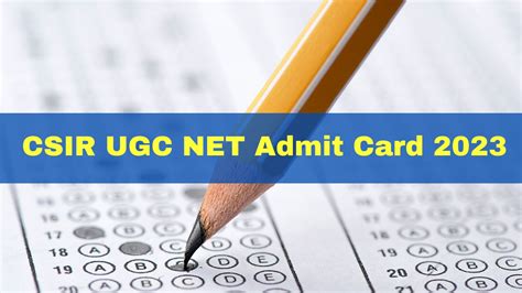 CSIR UGC NET Admit Card 2023 Expected To Be Released This Week At Csirnet Nta Ac In Check Exam