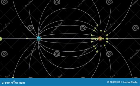Electric Field Lines Dipole Stock Footage Video Of Magnet Geomagnetic 50053310
