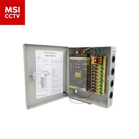 Jual Power Supply 12v 10a Box Cctv Psu Box Panel Bergaransi Jakarta Barat Msi Cctv Tokopedia
