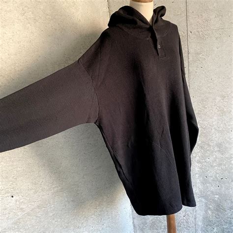 平常小姐┃全新┃cabane De Zucca 黑色長版帽t M 他的時尚 上衣與西裝 帽t、大學t在旋轉拍賣