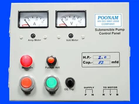 Single Phase Submersible Pump Control Panel For Industrial Use At 10000