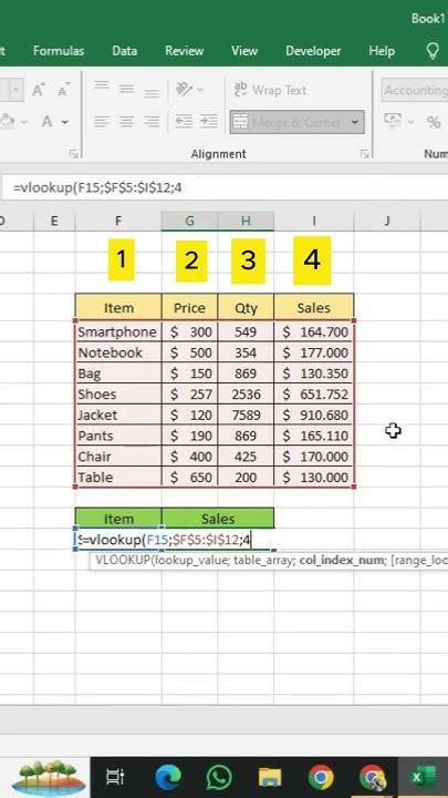 The Power Of Vlookup‼️‼️‼️ Exceltips Shorts Shortvideo Microsoft