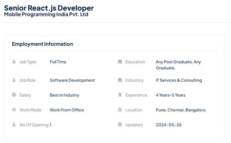 Job Vacancy Reactjsdeveloper Reactjs Hiring Jobseager Latestjob Itjobs Jobseager