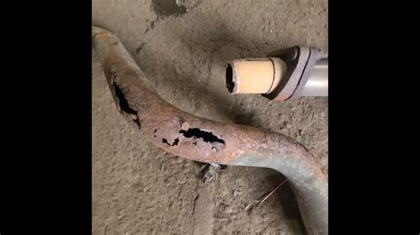 랜드로버 디팬더 배기 마후라 파이프가 터졌습니다 Youtube