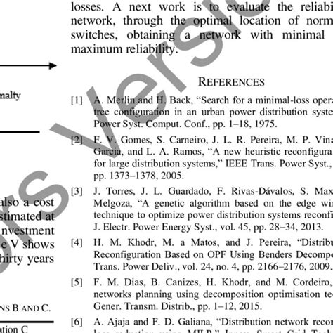 Incentive For Power Losses Reduction Download Scientific Diagram