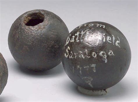 Bonhams A Lot Of Two 18th Century Artillery Projectiles