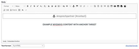 Foundation Anchor Menu Block
