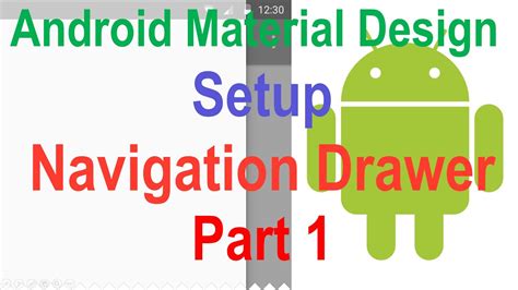 218 Android Navigation Drawer Tutorial Part 1 Youtube