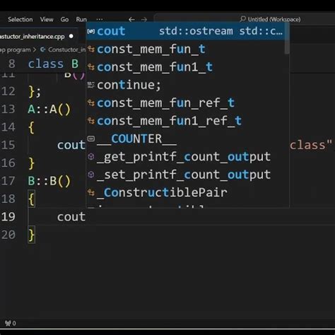 Constructor Inheritanceinvocation Of Constructor Program Of C Language Coding Education