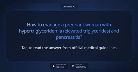 How To Manage A Pregnant Woman With Hypertriglyceridemia Elevated