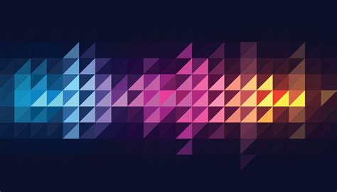 Gradient Multicolor Pastel Background On Triangle Pattern Geometric Abstract Soft Tone Pixel