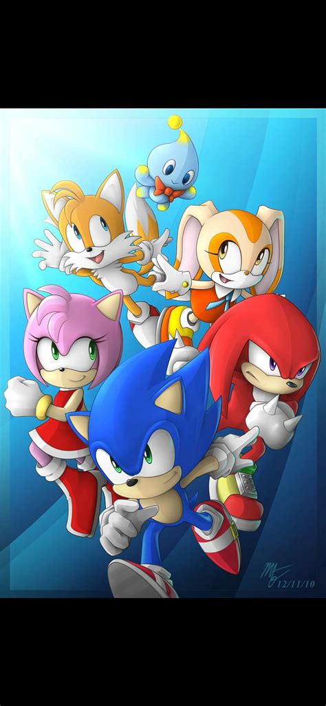 Sonic And Tails And Knuckles And Amy