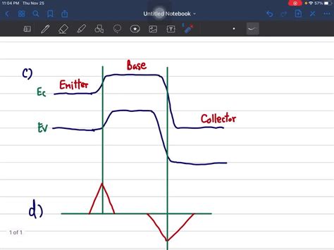 Solved Redraw Fig 7 3 For An N P N Bjt And Explain The Various Components Of Current Flow