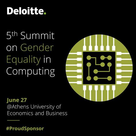 Deloitte On Linkedin Genderequality Computing Deloittegreece
