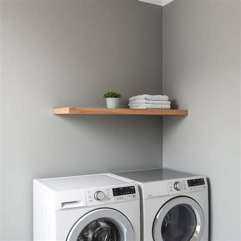 How To Build A Floating Shelf Above Your Washer Comfy Nesting
