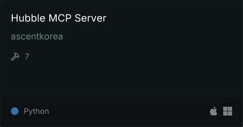 Hubble Mcp Server Glama
