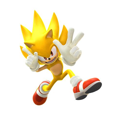 Super Sonic The Coolest Pose Render By Soniconbox On Deviantart