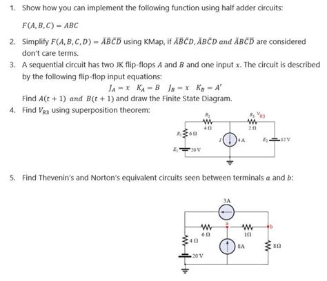 Solved 1 Show How You Can Implement The Following Function