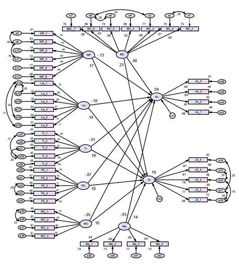 Initial Structural Equation Modeling Download Scientific Diagram