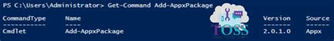 Add Appxpackage Powershell Cmdlet Appx Toss