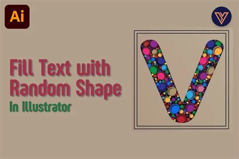 Fill Text With Random Shape In Adobe Illustrator Adobe Tutorial