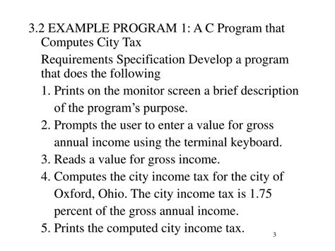 Ppt Chapter 3 Fundamentals Of The C Programming Language Powerpoint Presentation Id 5891557