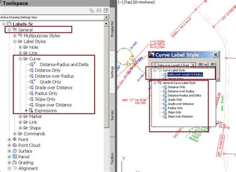 Change Alignment Curve Label Style To General Curve Label Styles Using Civil D NET API