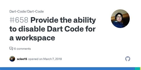 Provide The Ability To Disable Dart Code For A Workspace · Issue 658 · Dart Codedart Code · Github