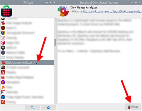 Install Disk Usage Analyzer On Raspberry Pi Pi Apps