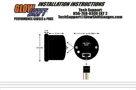 Schéma De Câblage Des Jauges Glowshift