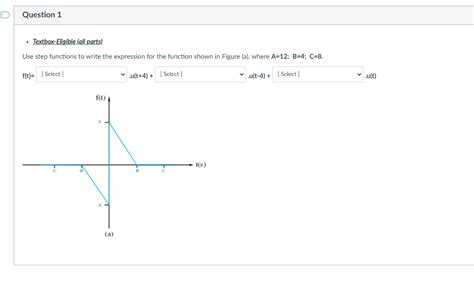 solved question 1 textbox eligible all parts use step