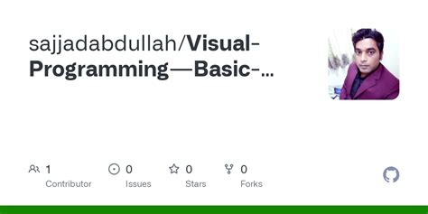 Github Sajjadabdullahvisual Programming Basic Concepts