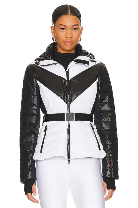 Erin Snow Kat Jacket In Snow And Black Revolve