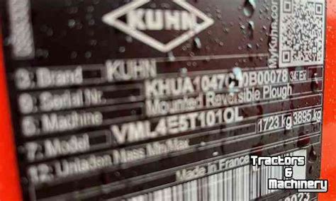 Kuhn Vari Master L Ol 4et Gebruikte Ploegen 3218 Lb Heenvliet Zuid Holland Nederland