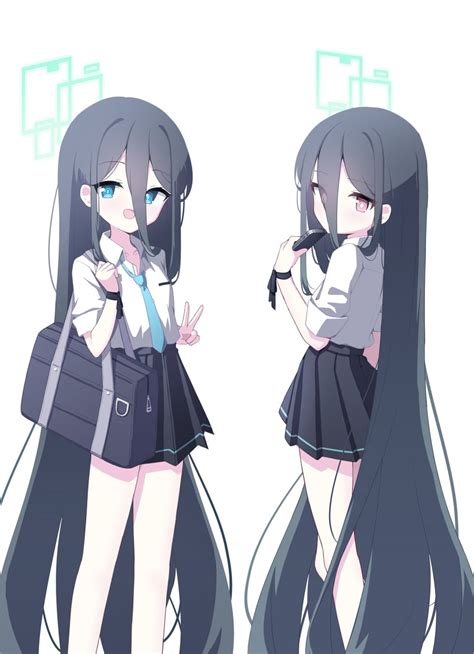 Aris And Blue Archive Drawn By Woiwo Danbooru