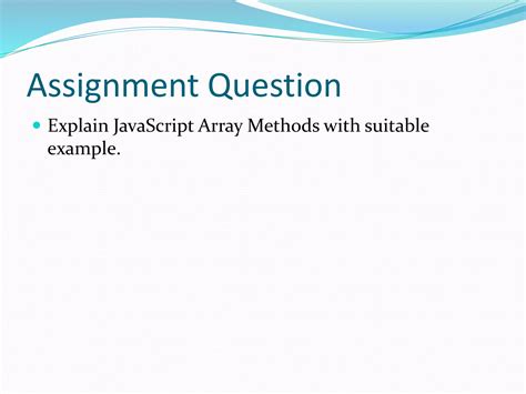 Java Script Array Methods Pptx